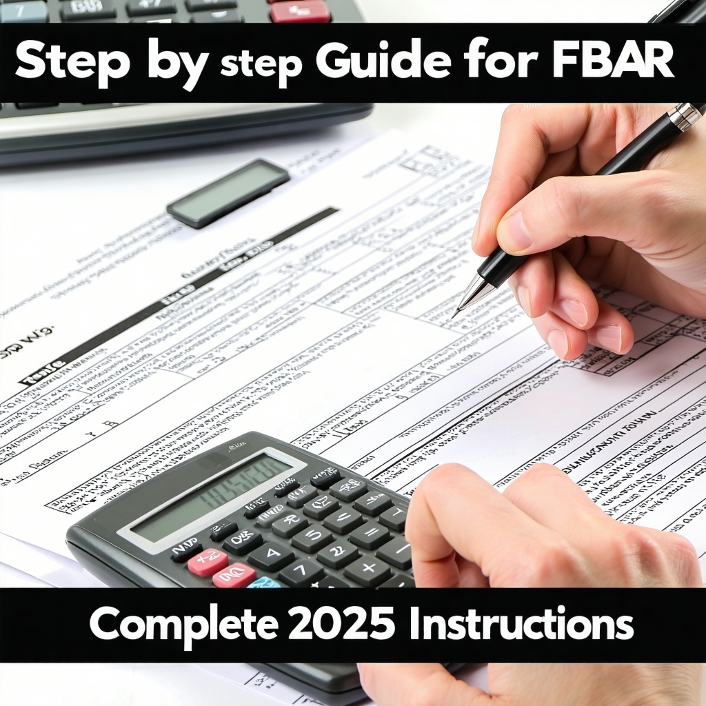 Step by Step Guide for FBAR Filing: Complete 2025 Instructions