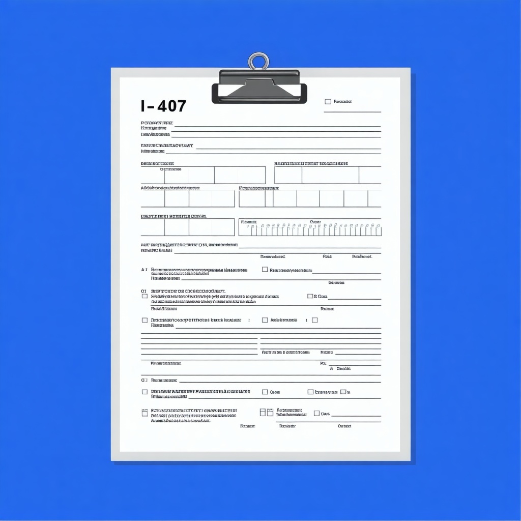 如何提交 I-407：放弃永久居民记录